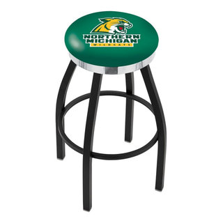 Holland L8B2C Northern Michigan 36" Swivel Bar Stool - Black/Chrome ...