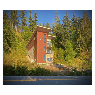 Chuckanut Drive Home - Contemporary - Exterior - Seattle - by ...