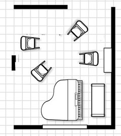 Working Music Room - Layout suggestions | Houzz Forum
