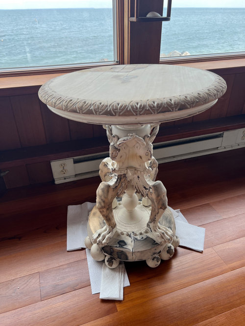 Help to identify the goat-headed table please