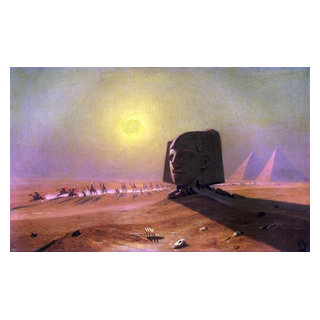 Marcus Waterman Sphinx in the Desert, 18"x27" Wall Decal, 18x27 ...