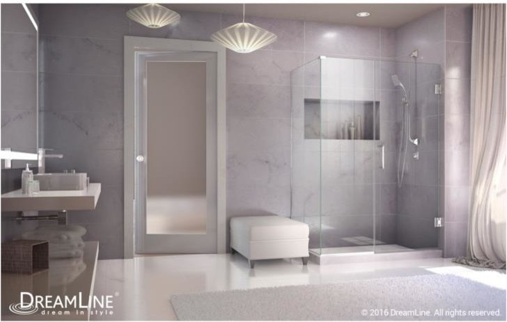 DreamLine Unidoor Plus Hinged Shower Enclosure w/Clear Glass, SHEN ...