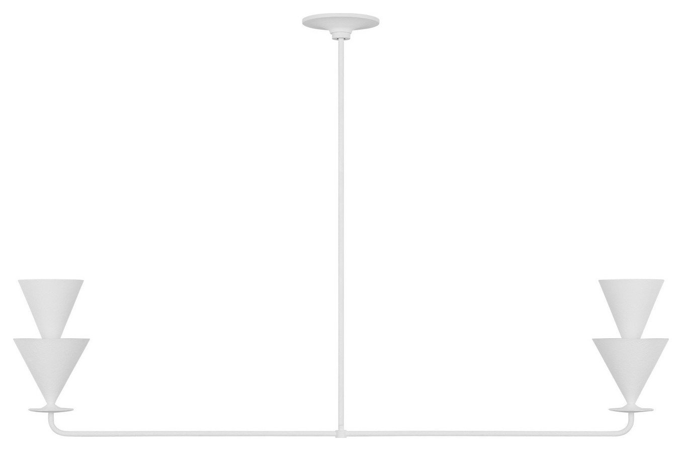 Visual Comfort Studio Cornet Two Light Linear Chandelier - Transitional - Chandeliers - by ...