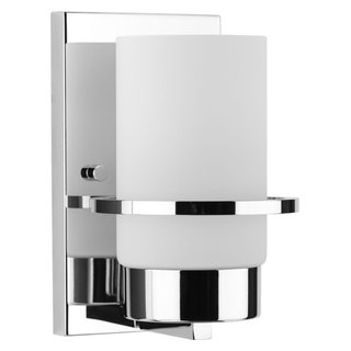 Reiss Collection One-Light Modern Farmhouse Polished Chrome Vanity ...