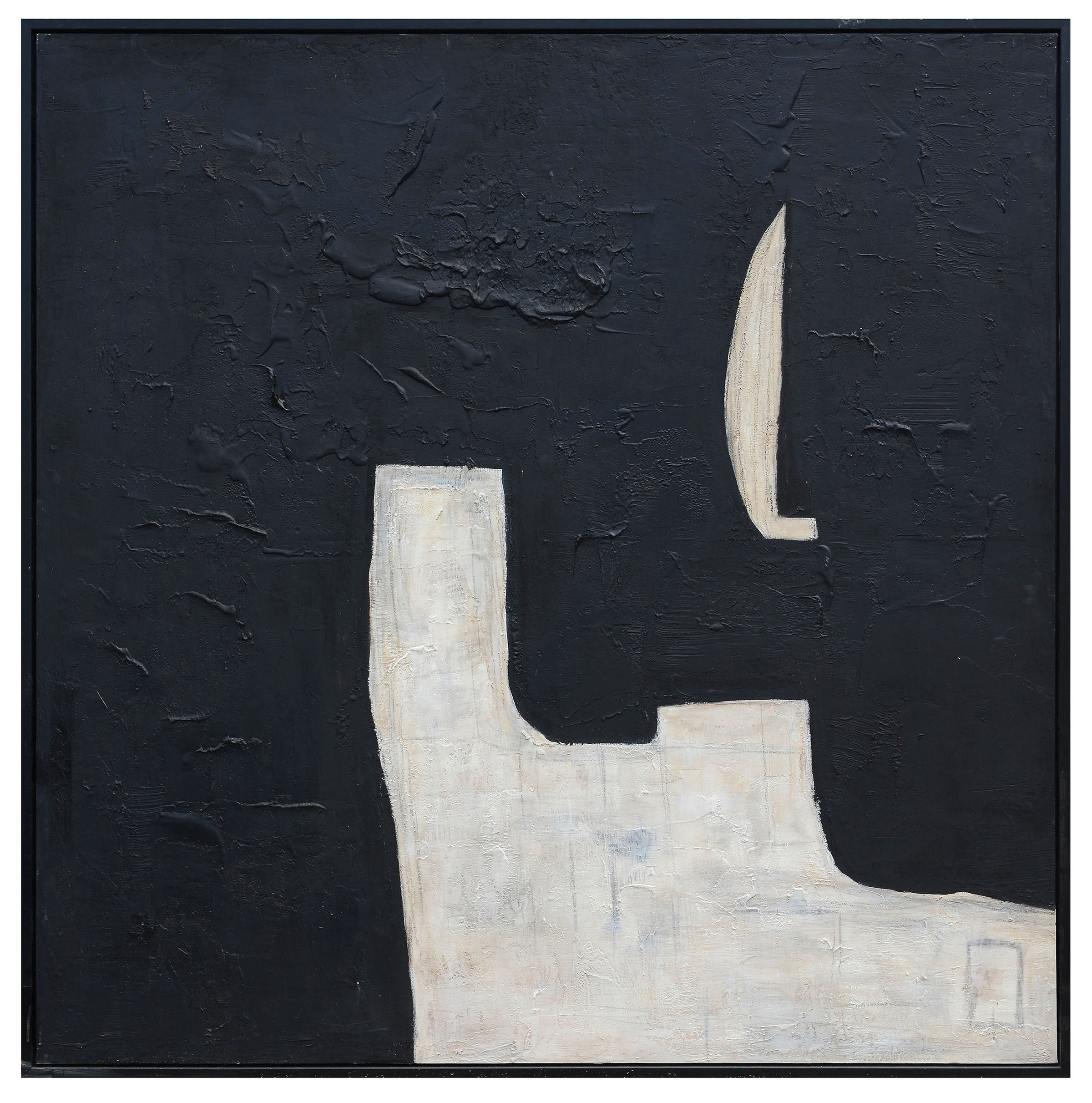 Saman Framed Wall Art Black - Modern - Wall Decor - by StyleCraft | Houzz