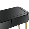 Black and Gold Console Table - Contemporary - Console Tables - by ...