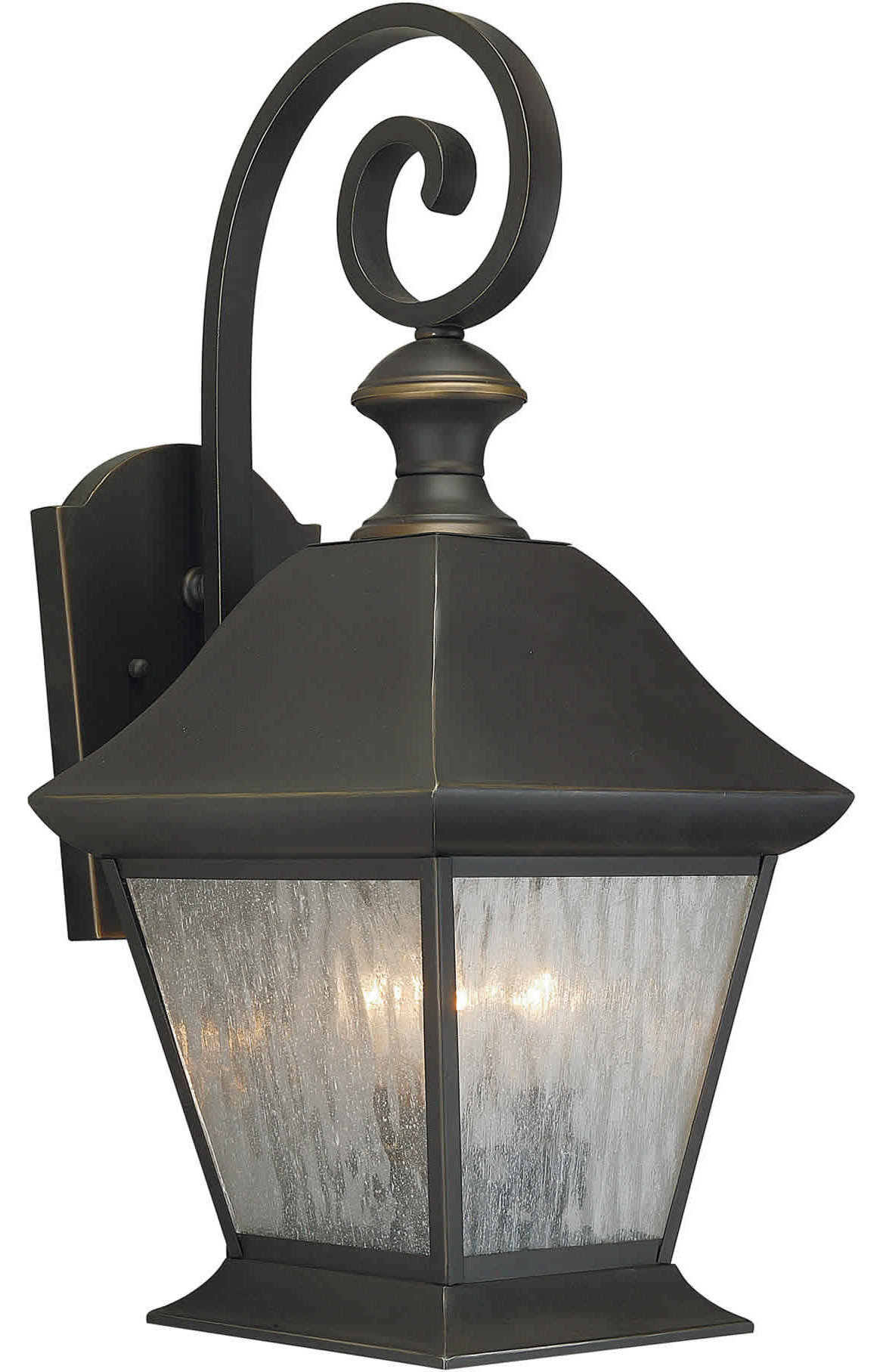 Forte Lighting 1046-03 3 Light Outdoor Wall Sconce - Traditional ...