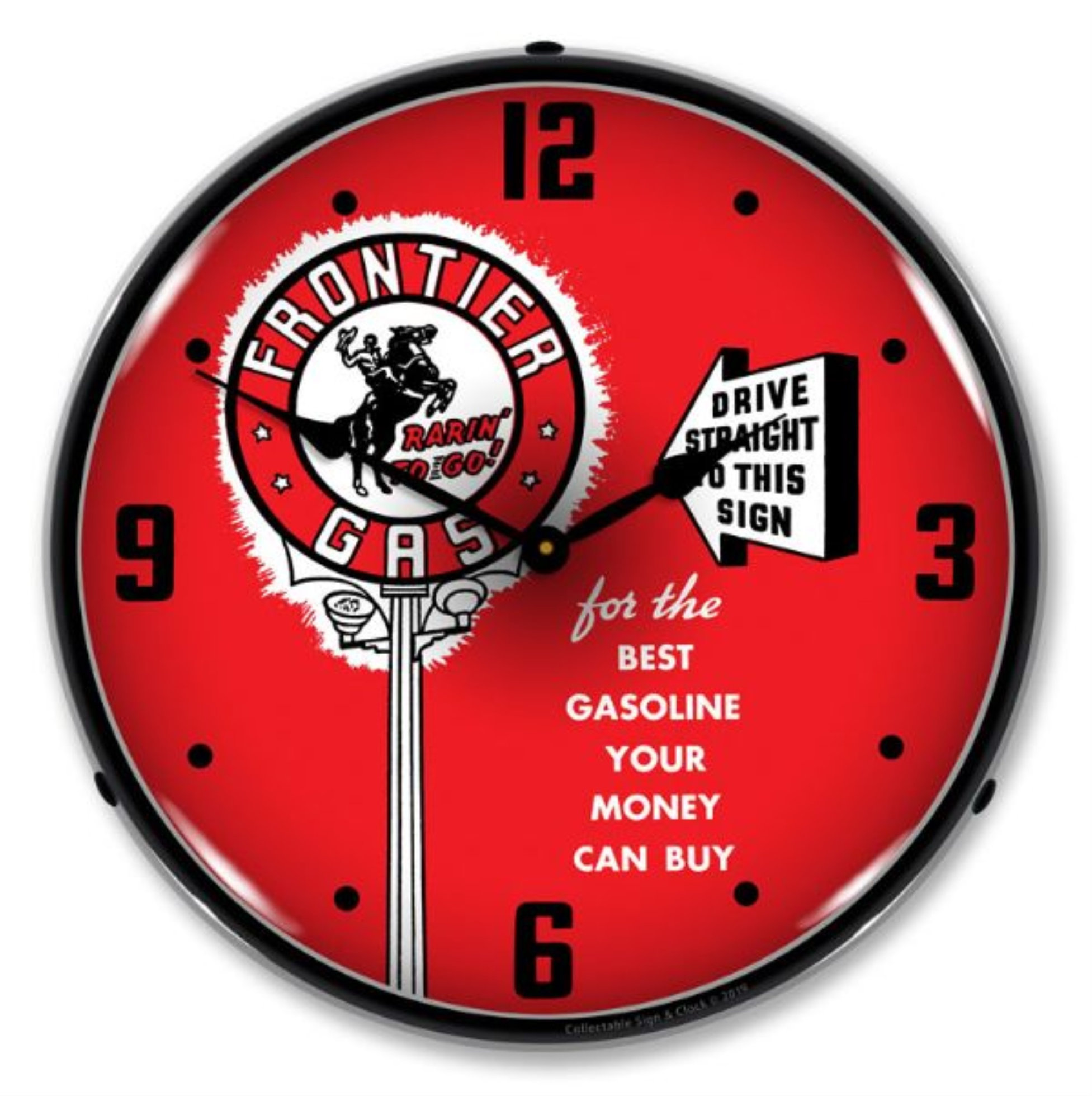 1902876 Frontier Gas Clock - Contemporary - Wall Clocks - by ...
