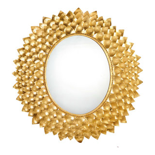 Destiny Gold Mirror - Contemporary - Wall Mirrors - by First of a Kind ...