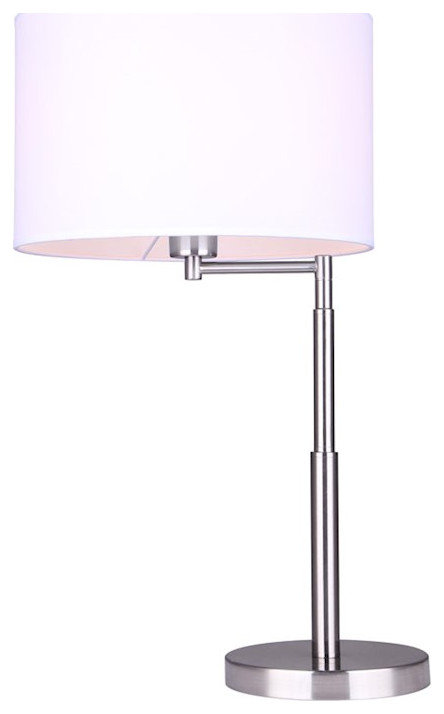 Canarm Perin Table Lamp n Brushed Nickel - Transitional - Table Lamps ...