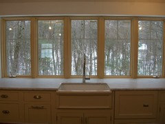 Window height above countertop
