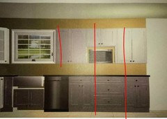 Please, please help me with my kitchen cabinets alignment dilemma ...