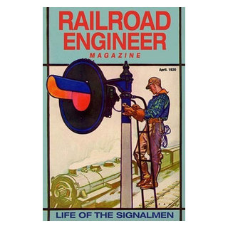 Railroad Engineer Magazine: Life of The Signalmen, 24" x 36 ...