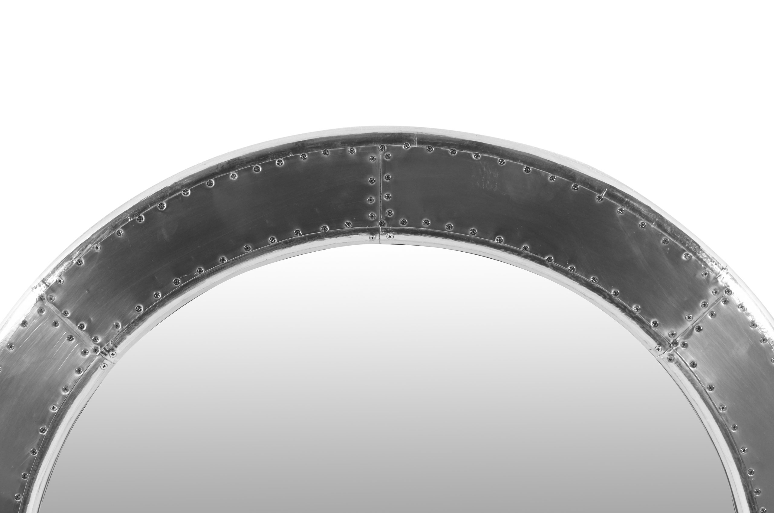Aviator Aluminum Mirror, 34" - Industrial - Wall Mirrors - by ...