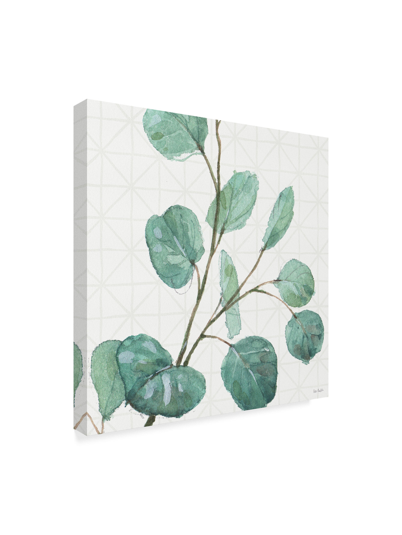 Lisa Audit 'Mixed Greens Li' Canvas Art, 14"x14" - Contemporary ...