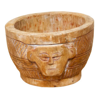 Rustic Naga Offering Bowl - Southwestern - Decorative Bowls - by De-cor ...