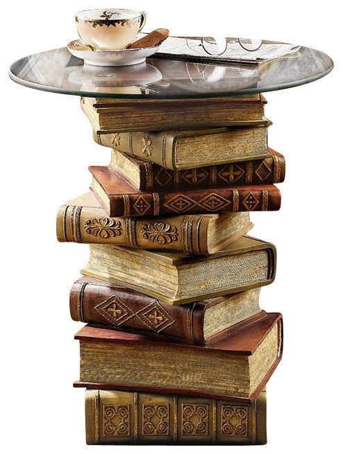 Power of Books Side Table - Eclectic - Side Tables And End Tables - by ...
