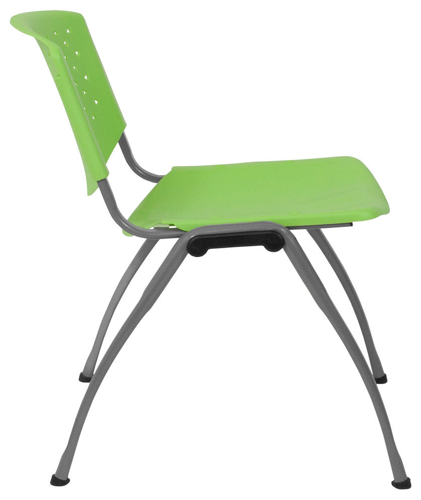 Hercules Series Plastic Stack Chair With Titanium Frame - Contemporary ...