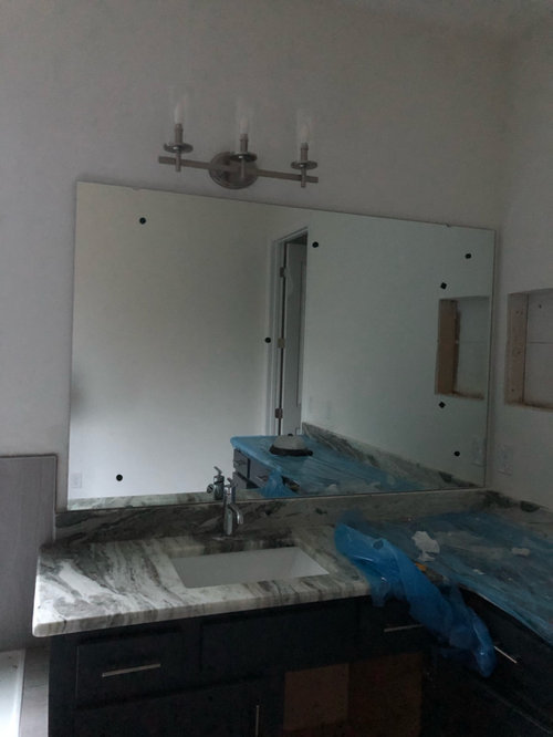 Center Lights Over Mirror or Sink?