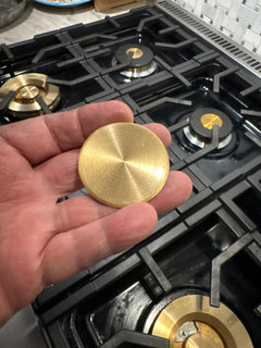 Anyone have the new GE Monogram gas cooktop with brass burner tops ...