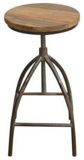 Nasa Stool (Adjustable Height) - Industrial - Bar Stools And Counter ...