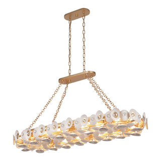Niu 14 Light Island Pendant, Coconut Shell Gold / Coconut Shell White ...