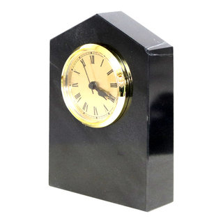 Pentagon Clock with Triangular Top - Traditional - Desk And Mantel ...