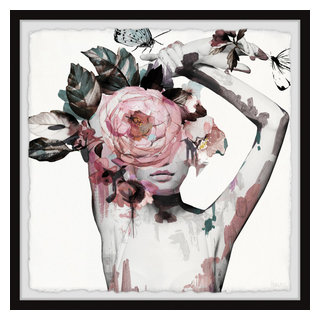"Tainted Crown" Framed Painting Print, 12"x12" - Contemporary - Prints ...