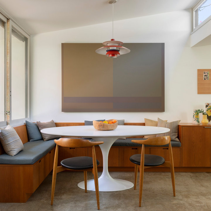 75 Mid-Century Modern Breakfast Nook Ideas You'll Love - September ...