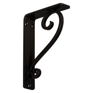 Edwards Wrought Iron Bracket, 1 1/2"Wx5 1/2"Dx8"H - Brackets - by Ekena ...