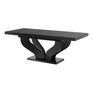 VIVA High Gloss Extendable Dining Table - Contemporary - Dining Tables ...