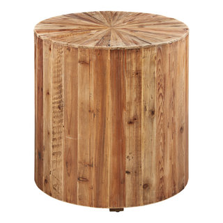 Sunburst Side Table - Rustic - Side Tables And End Tables - by ...