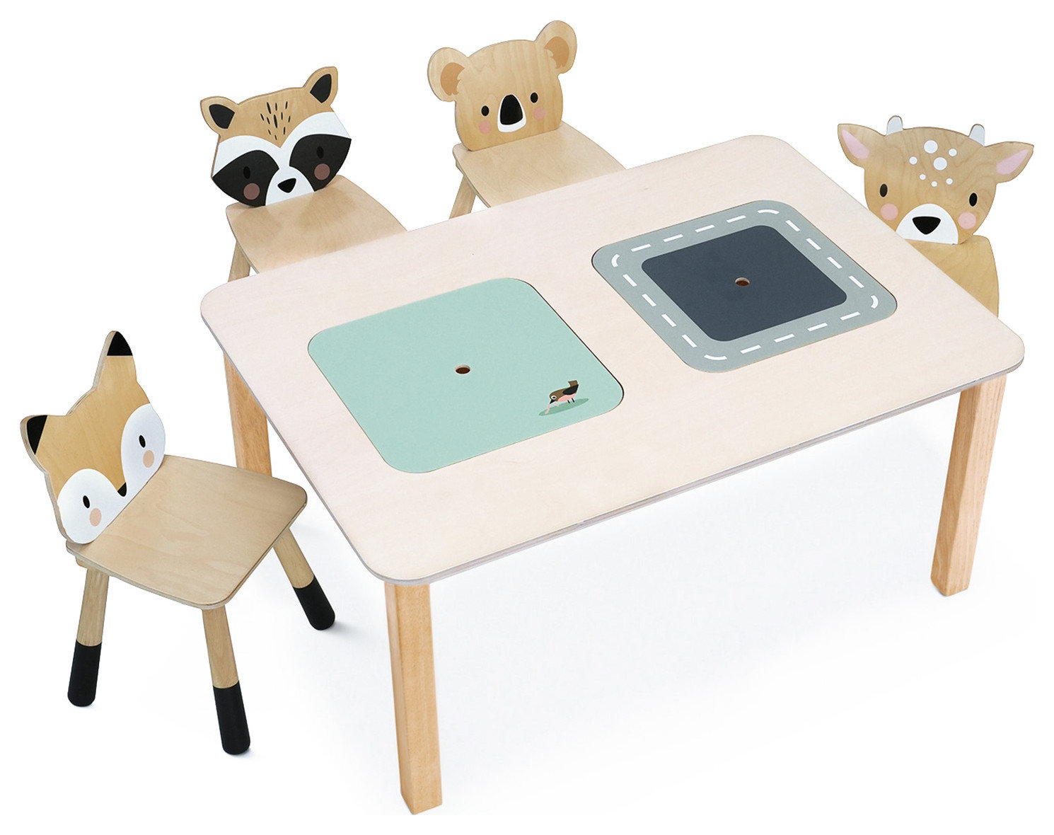Play Table - Contemporary - Kids Tables And Chairs - by Tender Leaf ...