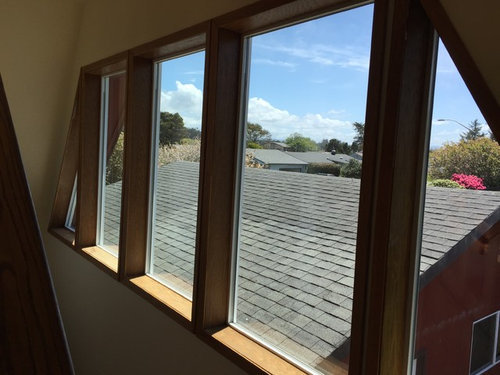 Window coverings for unusual windows in dome