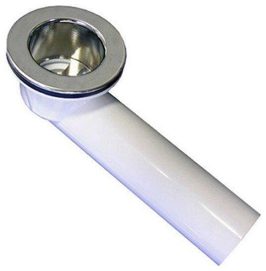 Lasco Bathtub Shoe with Strainer 1-1/2", PVC, Chrome Plated, 1-1/2 ...