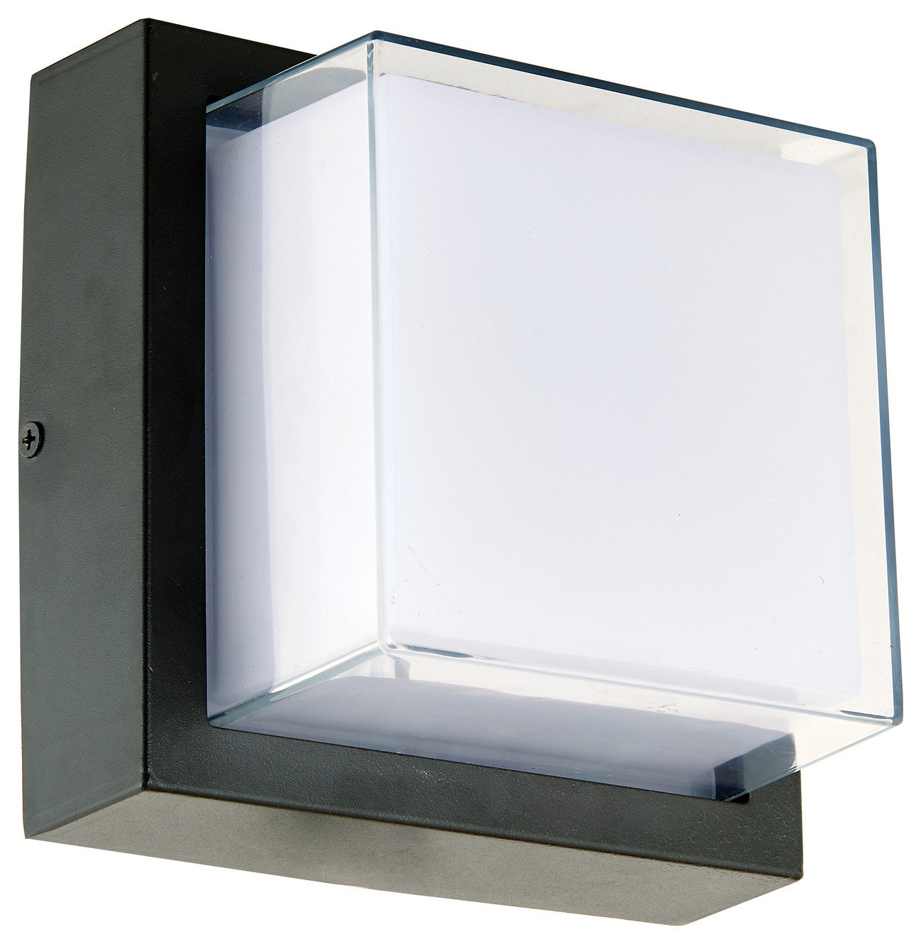 Geo LED Wall Fixture in Matte Black/Silica - Transitional - Outdoor ...