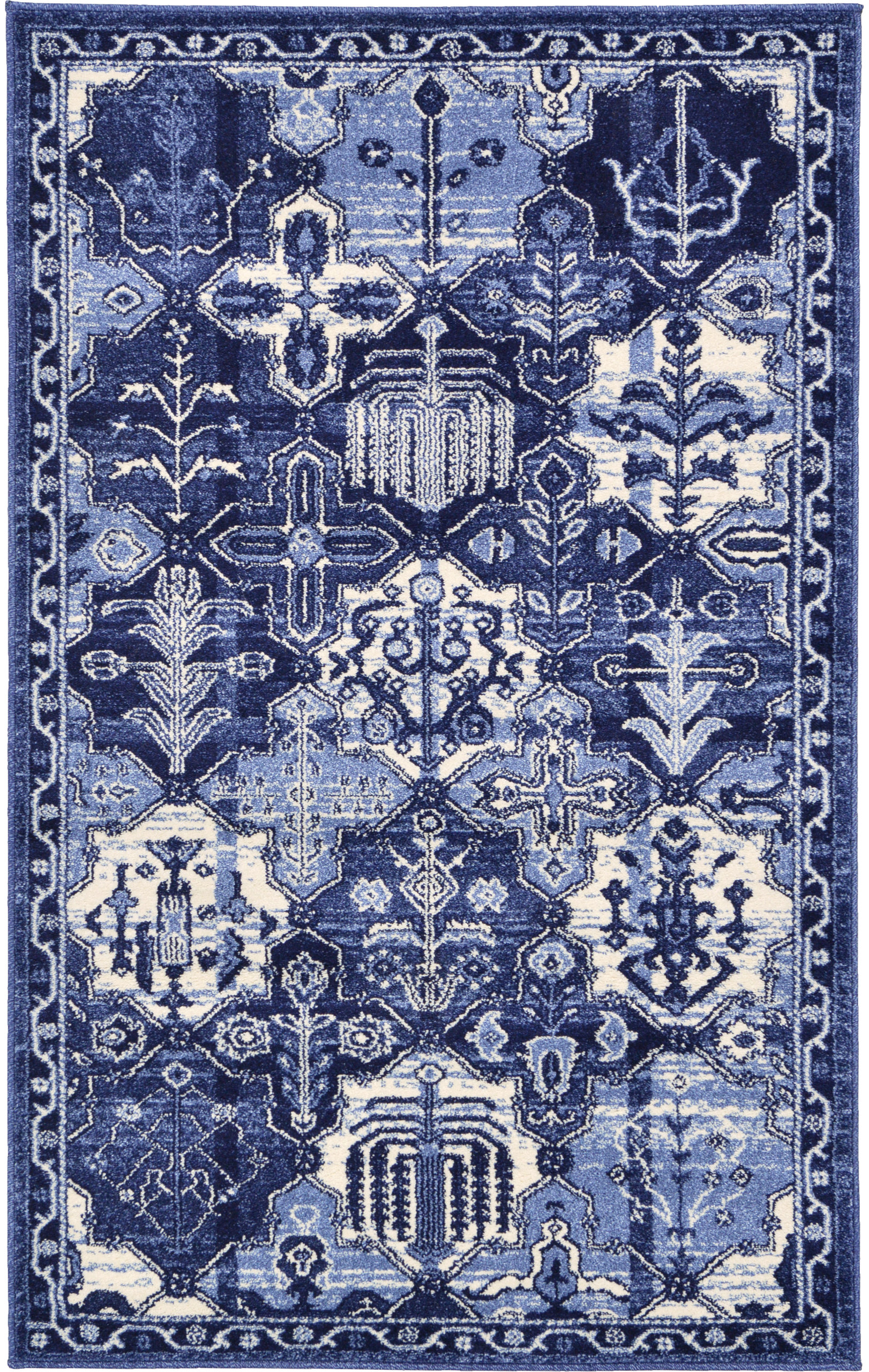 Unique Loom Cathedral La Jolla Rug, 3'3"x5'3" - Mediterranean - Area ...