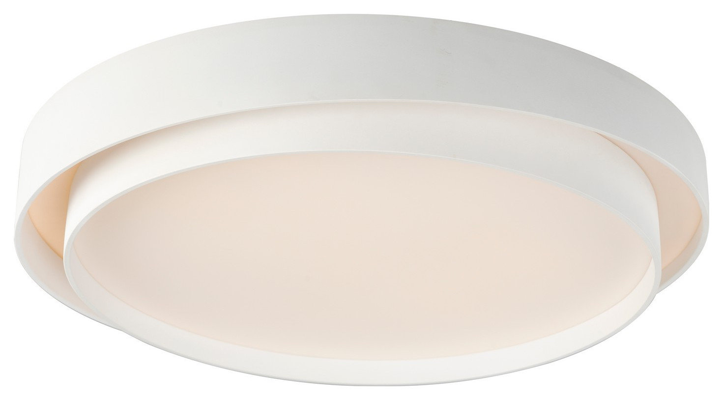 White LED Flush Mount from the Ziggurat Collection, 31.500 - Modern ...