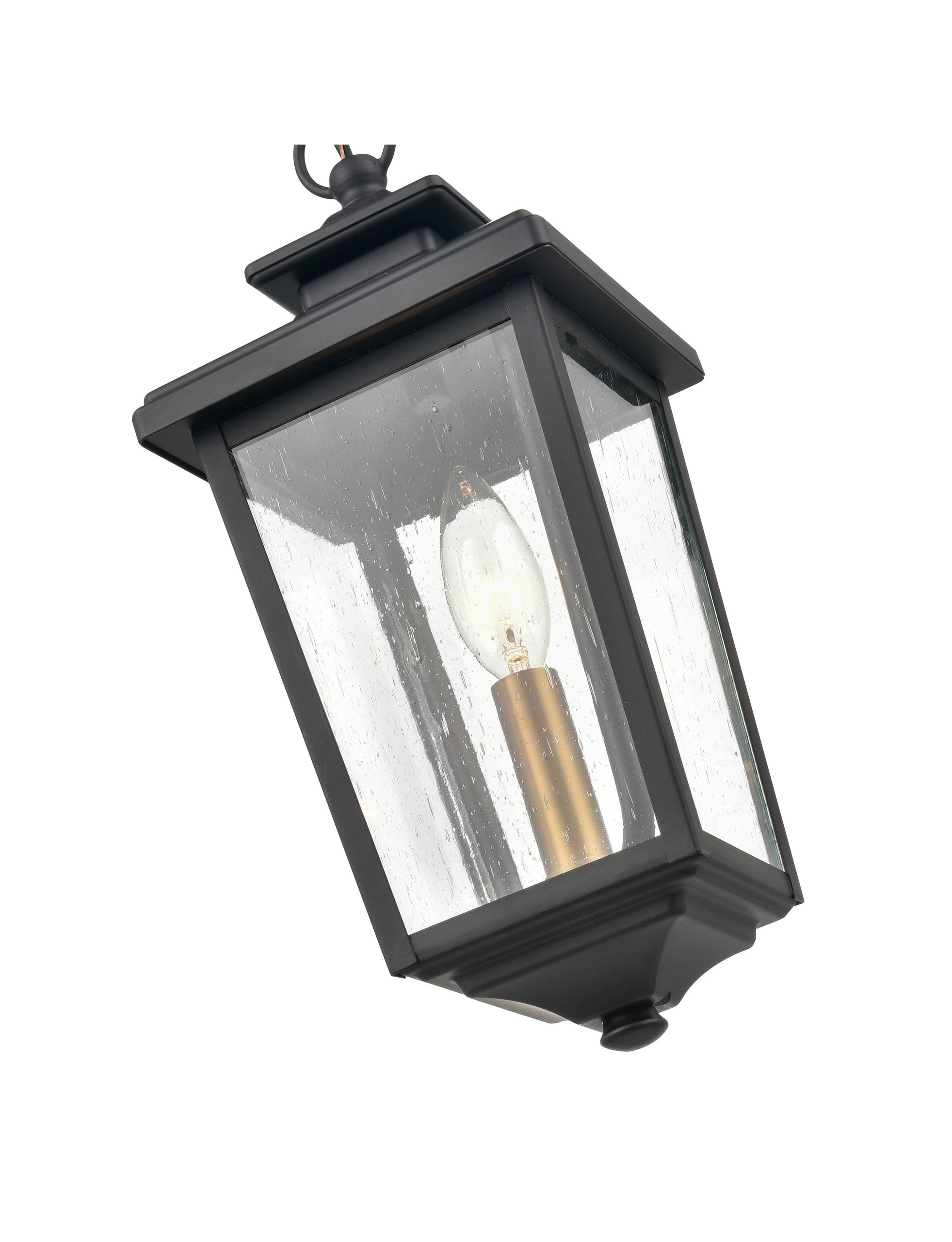 Eldrick Collection 1 Light 5.75" Powder Coat Black Outdoor ...