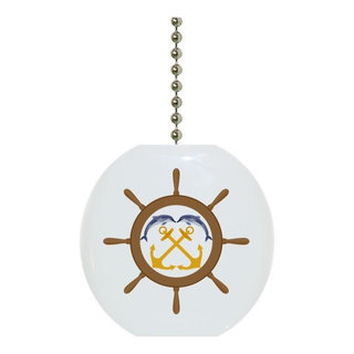Helm Anchor Dolphin Ceiling Fan Pull - Traditional - Ceiling Fan ...