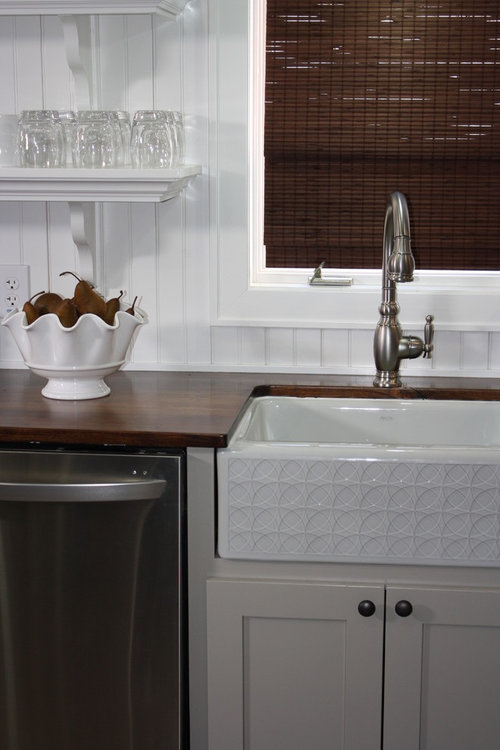 Dated old drop ceiling kitchen really needed an update!