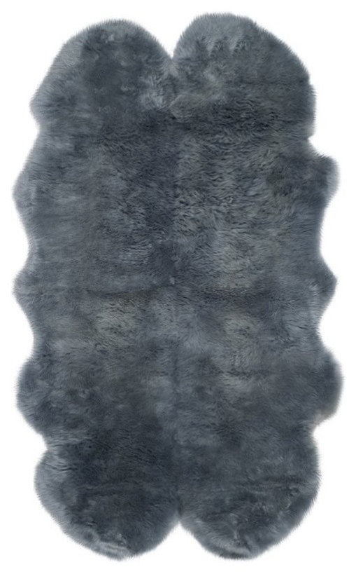 Safavieh Sheep Skin SHS121B Rug, 3'7" x 5'11" - Contemporary - Novelty ...