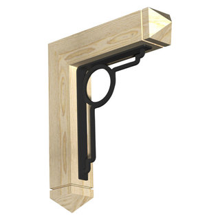 Maria Arts and Crafts Ironcrest Bracket Single, 4" Thick, 20"x23 ...