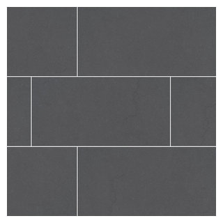 Dimensions Graphite Matte Porcelain Tile, Sample - Traditional - Wall ...