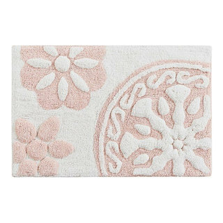 Madison Park Modern Bohemian Medallion Cotton Tufted Bath Rugs ...