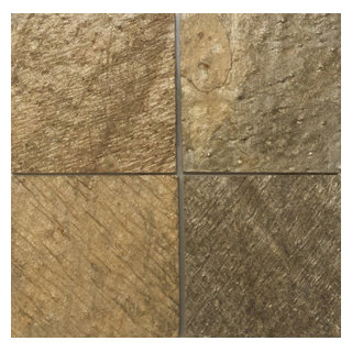 Gold Green Slate Tiles, Natural Cleft Face/Back Finish, 12"x12", Set of ...