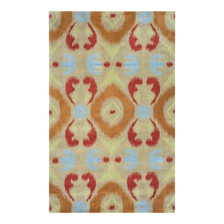 Rizzy Home Volare Collection Rug, Round 8' x 8' - Mediterranean - Area ...