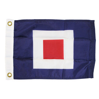 Letter W, Nautical Code Signal Nylon Flag - Traditional - Flags And ...