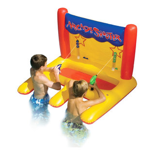 Inflatable Yellow Arcade Shooter Target Swimming Pool Game 45" - Modern ...
