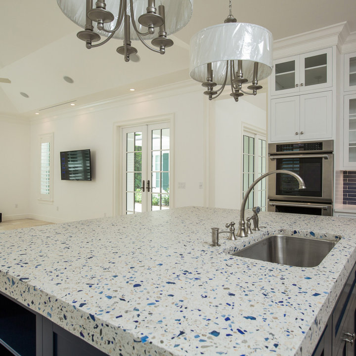 75 Beautiful Kitchen with Terrazzo Benchtops Ideas & Designs - January ...